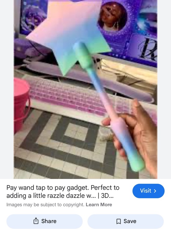 Party Supplies | Tap To Pay Pastel Star Magic Wand Pink Blue | Poshmark